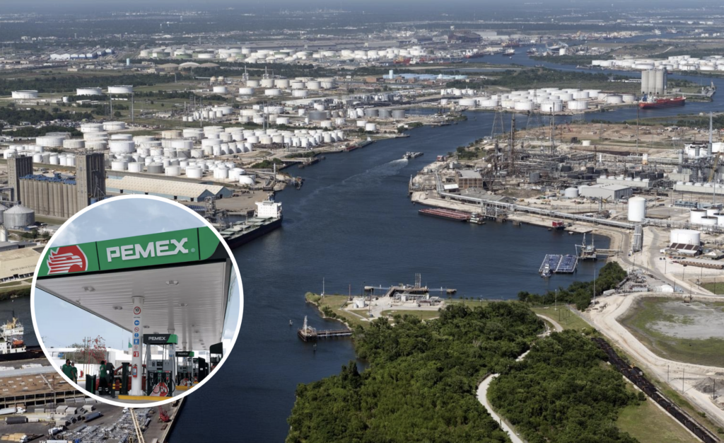 Derrame de Diésel en Houston. Pemex Actúa Sobre el Canal